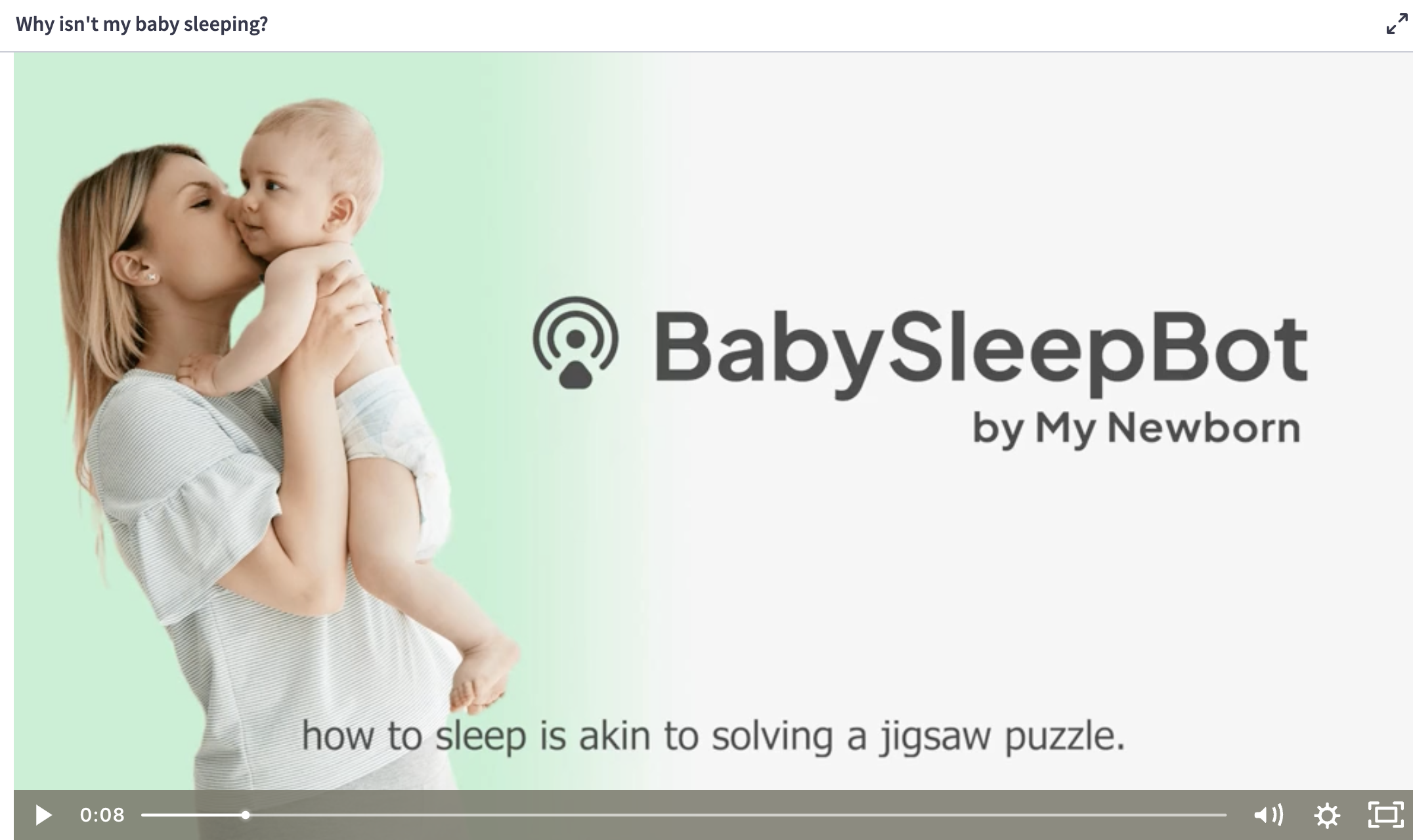 Baby Sleep Bot – By My Newborn